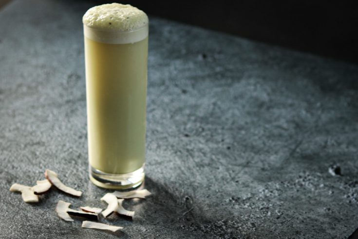 The Tropical Tea - Coconut Milk and Matcha Cocktail | Jigger and Sons